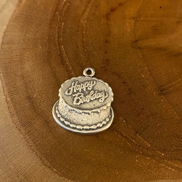 James Avery | Jewelry | Retired James Avery Birthday Cake Charm Sterling Silver | Poshmark